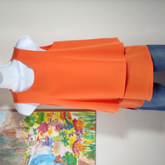 DG2 by Diane Gilman | Tops | Dg2 By Diane Gilman Mixed Media Easy Tank ...